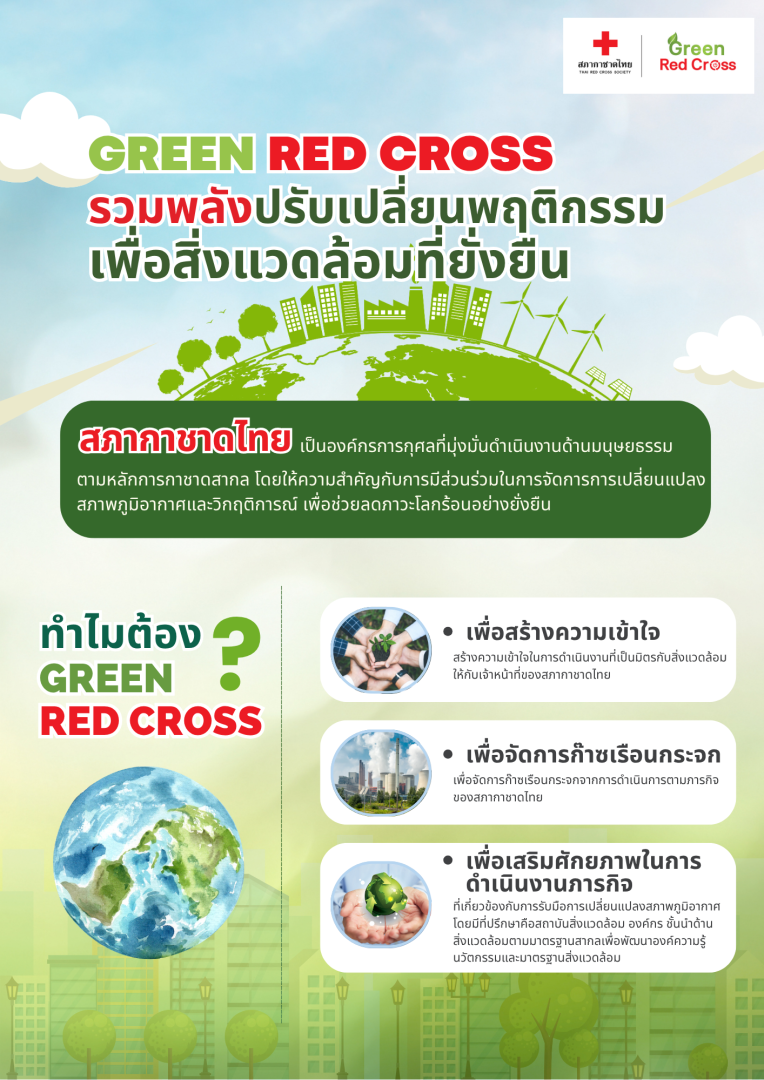 Green Red Cross - โรงพยาบาลจุฬาลงกรณ์ สภากาชาดไทย